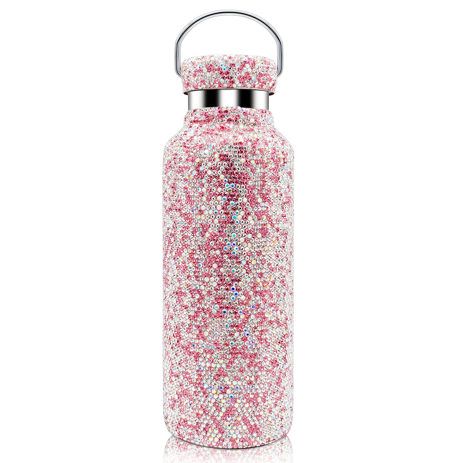 Drikkedunk. Rustfri stål. Pink og sølv. 500 ml – Holmgaard Jewelry ApS